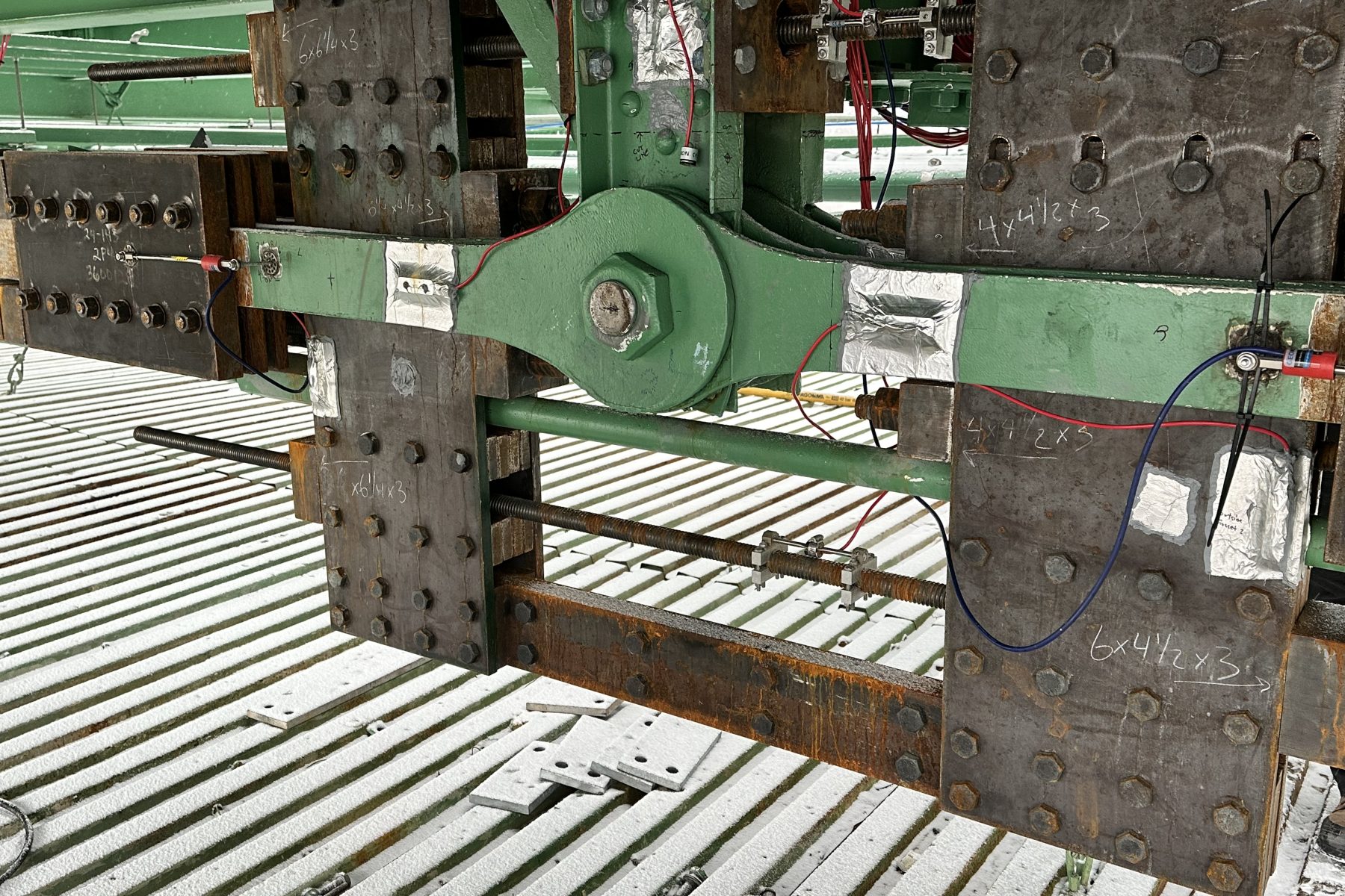 Deteriorated Pin Connection Removed from New Hope-Lambertville Bridge ...